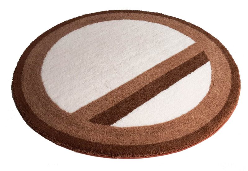 Großer runder Badteppich - Wohn- & Badteppiche nach Maß